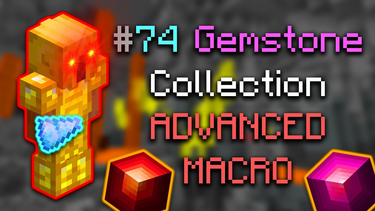 BLATANT Gemstone Macroer (Top Leaderboard) | LIVE Minute Macro | Hypixel Skyblock - YouTube