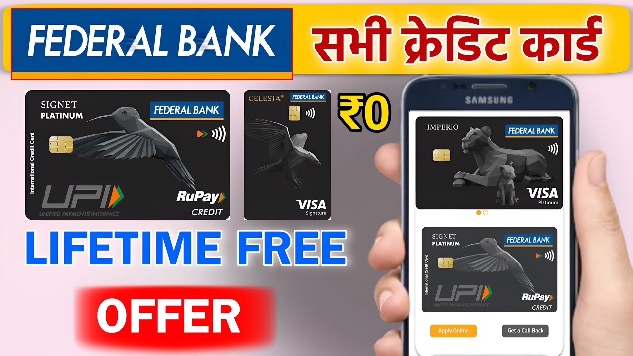 Federal Bank Credit Card Apply Lifetime Free Offer - How to Apply ...