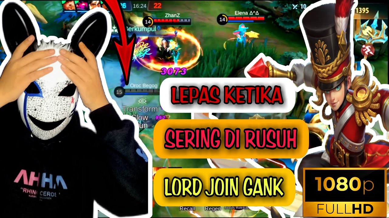KETIKA SERING DI RUSUH,LEPAS DARI GANK DIMENIT MENIT PENTING⁉️PUSH MMR TOP GLOBAL HARLEY - YouTube