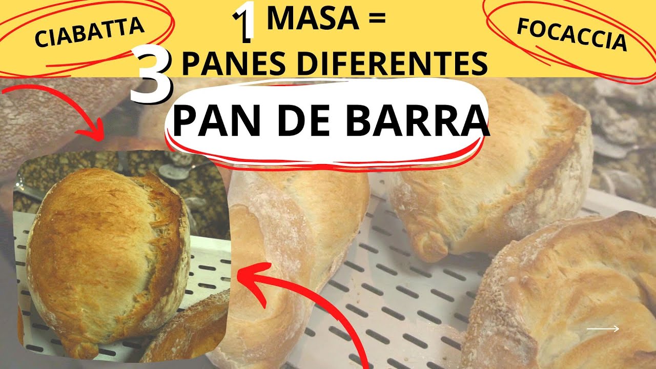 1 MASA = 3 PANES | Como hacer un PAN DE BARRA con SEMILLAS | Muy Rico ...