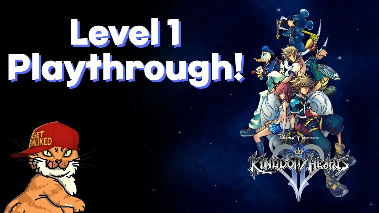 Novice tries the Kingdom Hearts II Critical Level 1 Challenge ...