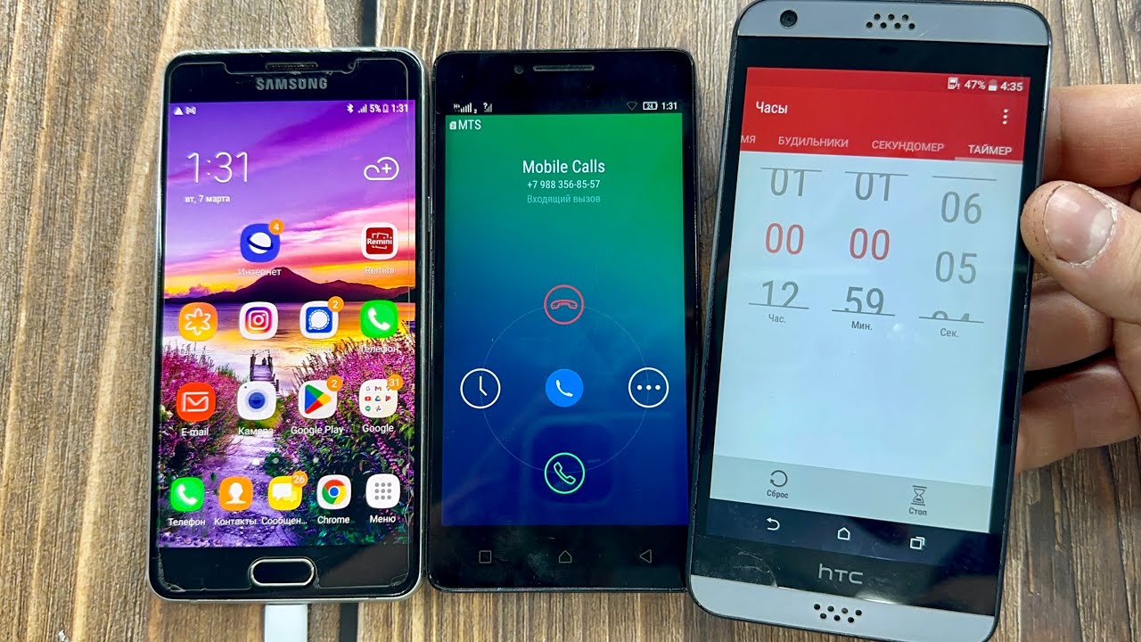 Mobile Calls Samsung Galaxy A5, Lenovo A6010, HTC Sene 7.0/ Incoming ...