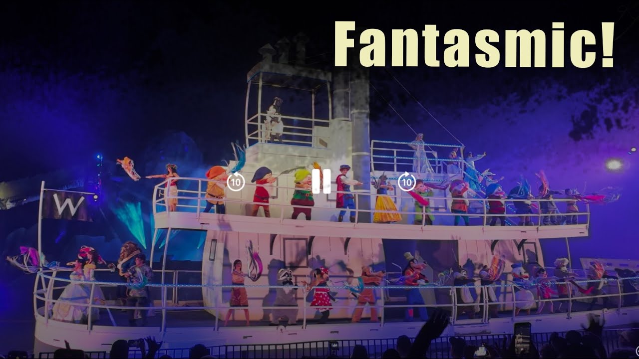 Fantasmic! Disney Hollywood Studios Octubre 2024 - YouTube