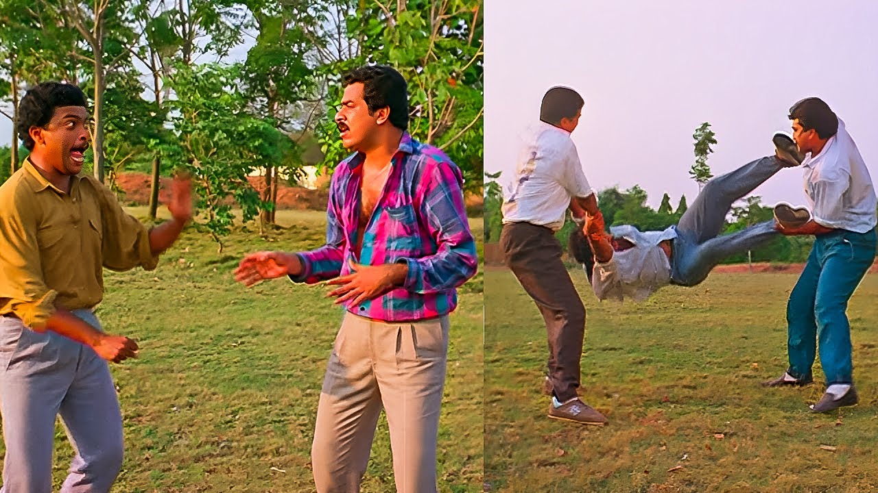 കോമഡി നിറഞ്ഞ ഒരു ഫൈറ്റ് സീൻ.. ചിരിച്ച് ചാവും..! | malayalam comedy ...