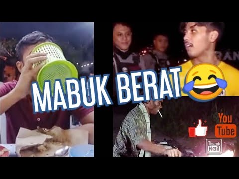 kumpulan video lucu orang mabuk berat 😂