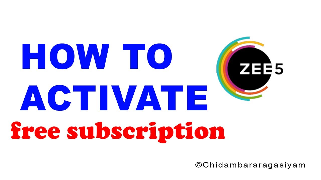 how to activate zee5 subscription for free vodafone, Free ZEE5 1year ...
