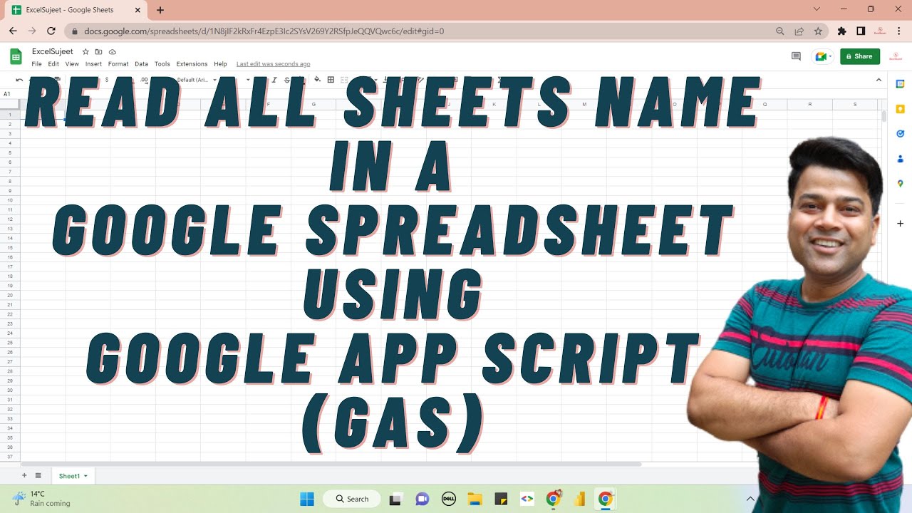 Read All Sheets Name In A Google Spreadsheet Using Google App Script Read All Sheets Name In A Google Spreadsheet Using Google App Script