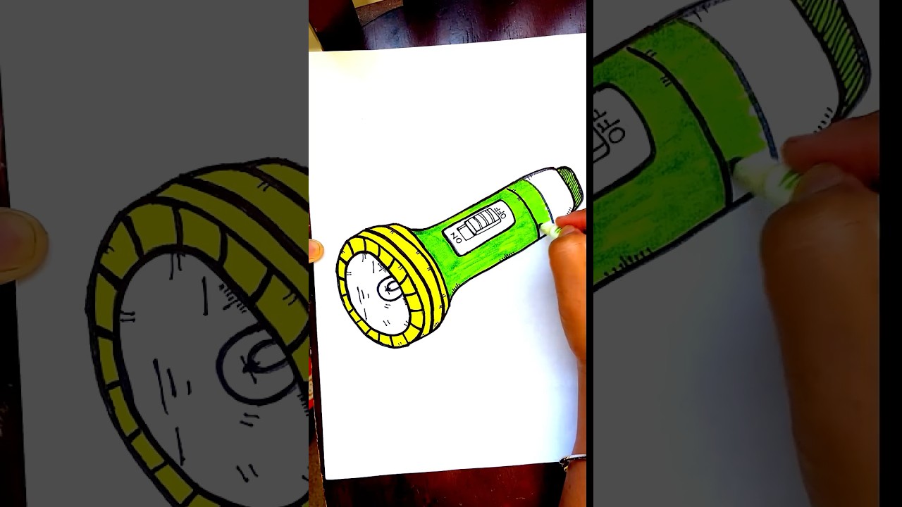 Torch Drawing Easy With Pencil