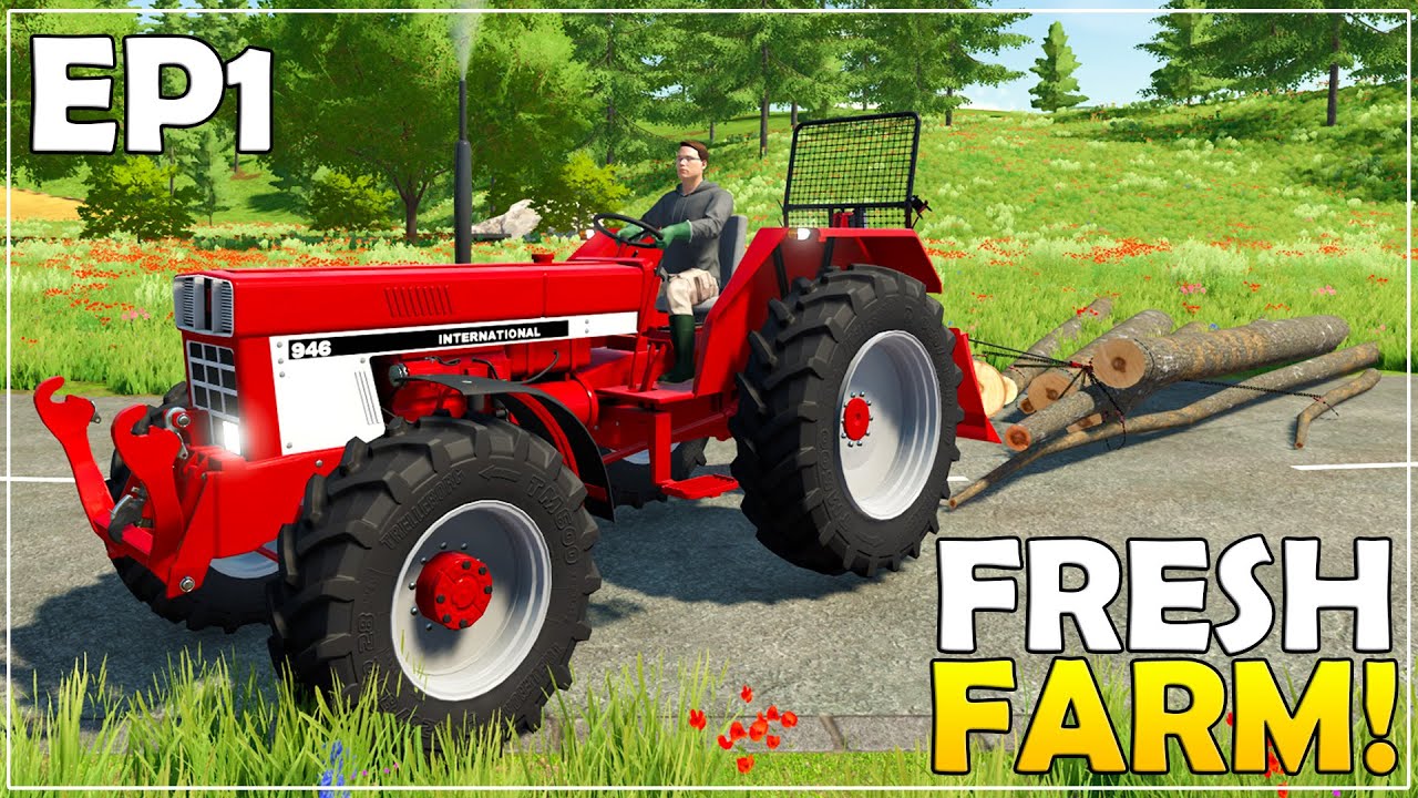 STARTING A FRESH FARM - Hard Mode - FS22 Calm Lands Episode 1 - YouTube