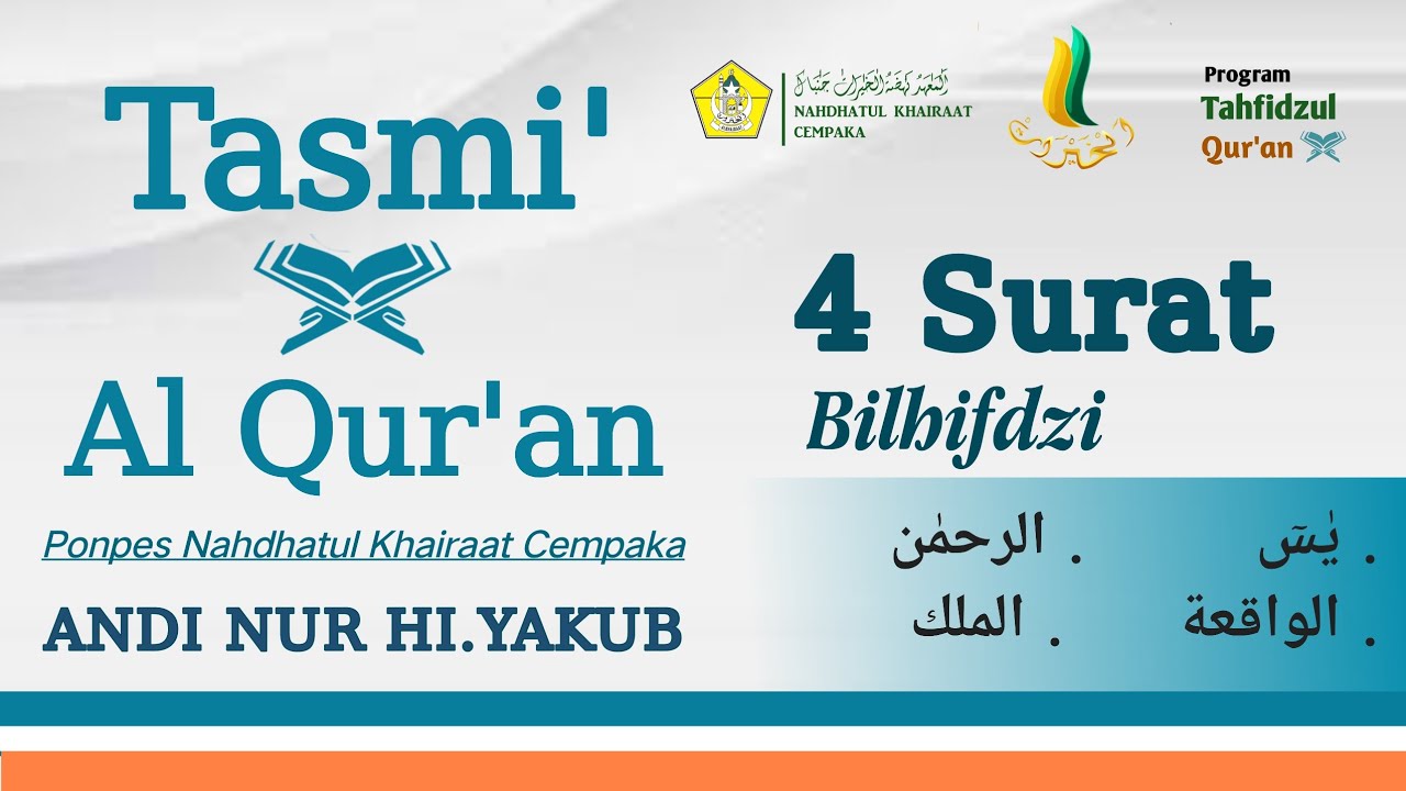 Tasmi' Al Qur'an Empat Surat Bilhifdzi // Tes Hafalan Al Qur'an Empat ...