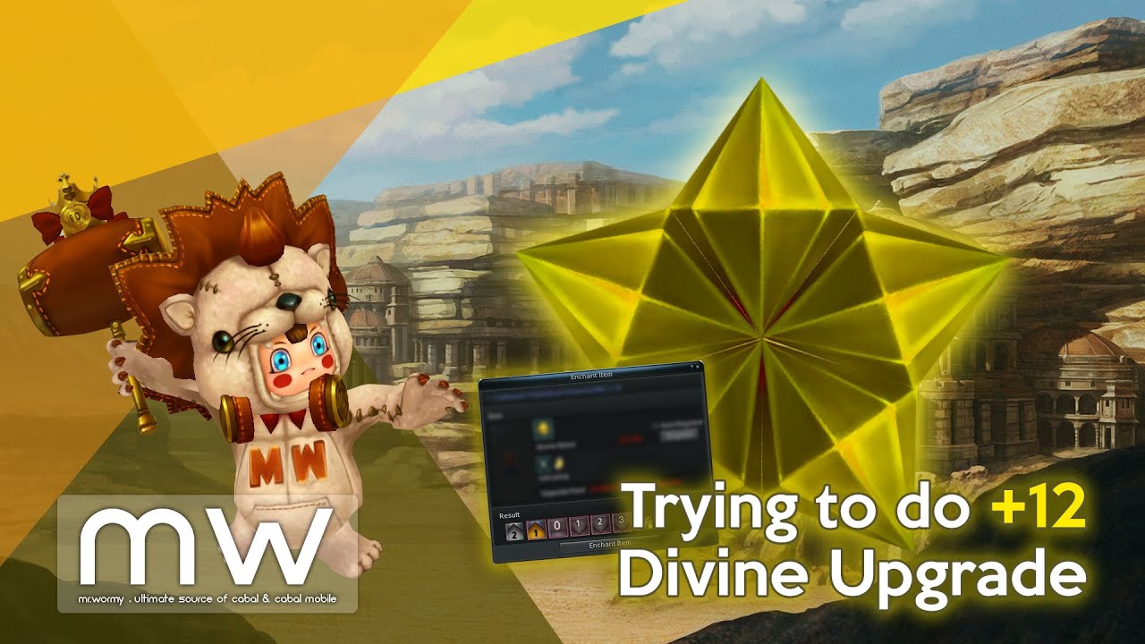 Cabal Online - Try to do +12 Divine Upgrade - YouTube