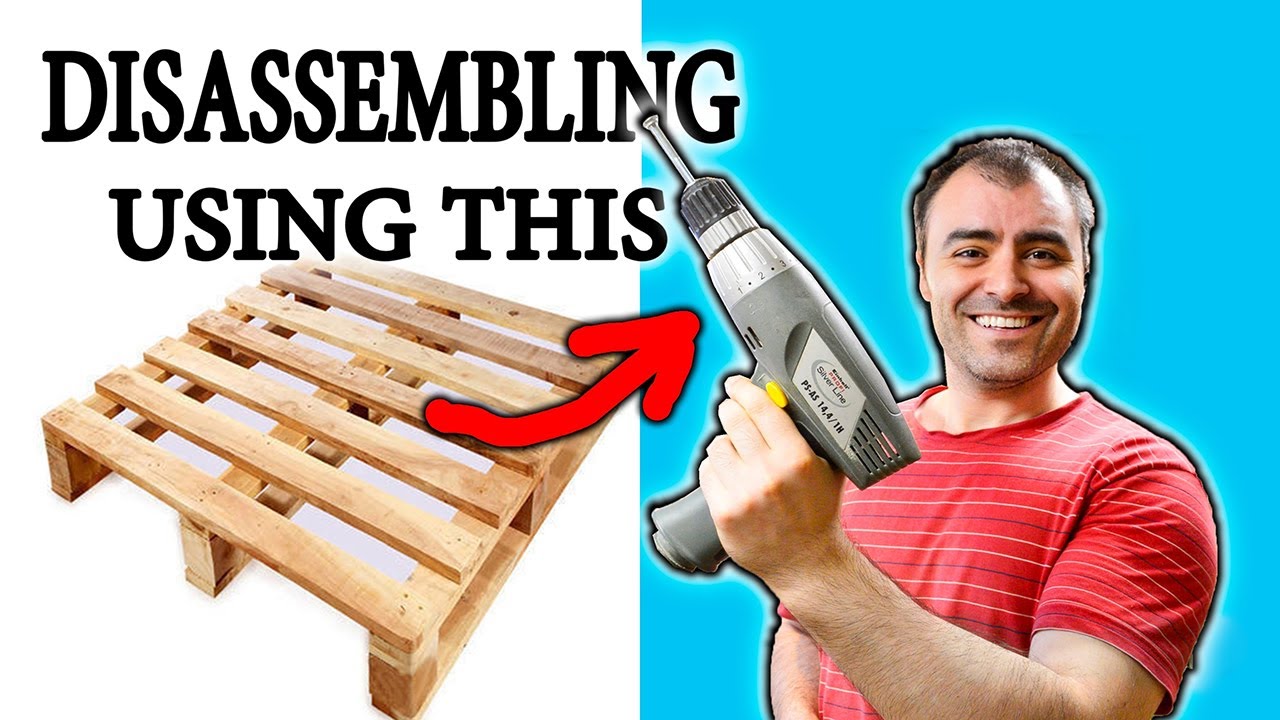 How to Disassemble Pallets Easily With Homemade Tool - YouTube