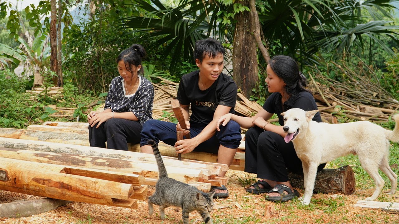 Pao became a carpenter: The house columns have been completed | SUNG A ...