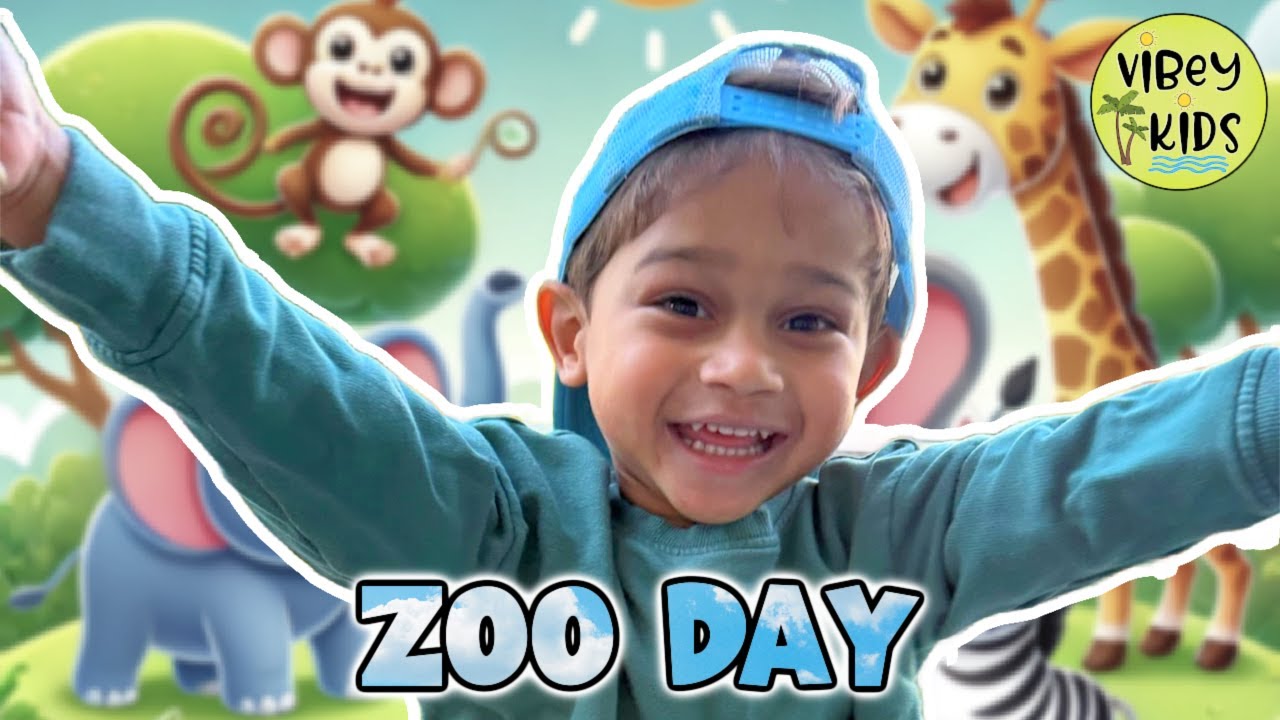 Zoo Day🦁 | Learn Animals | Music for Kids, Toddlers, Preschool ...