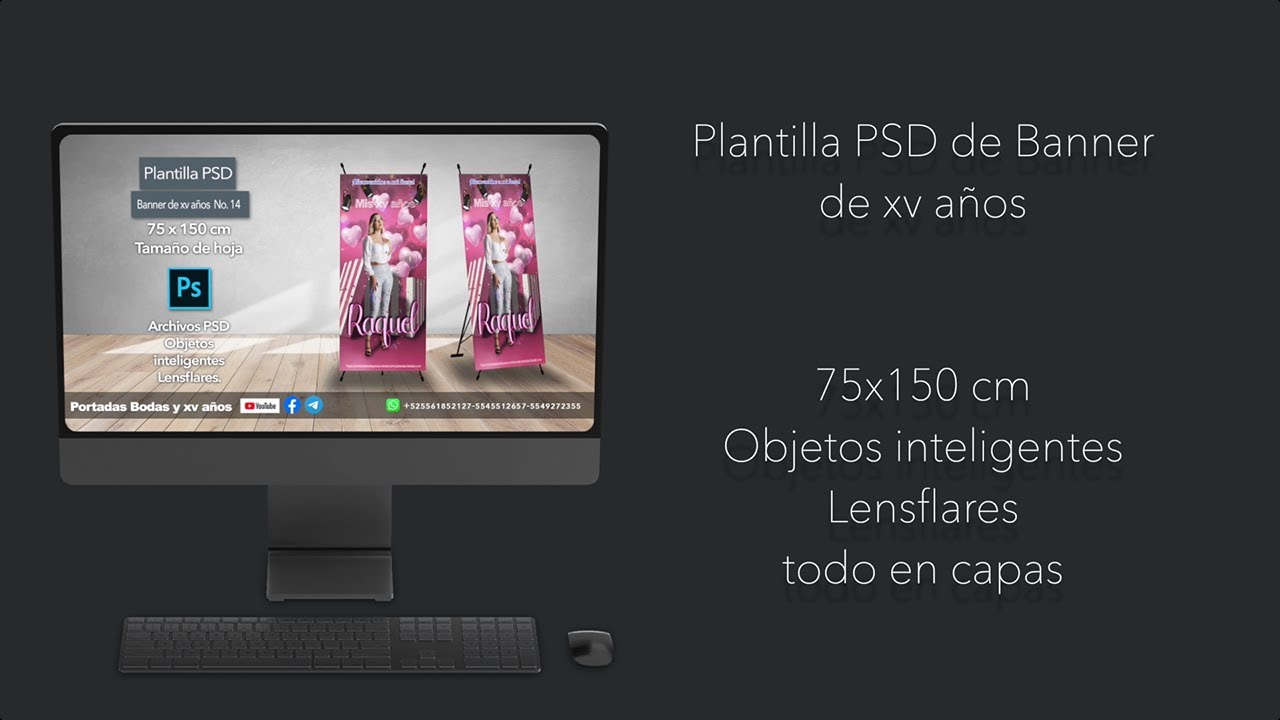 Tutorial de Banner de xv años No 14 - YouTube