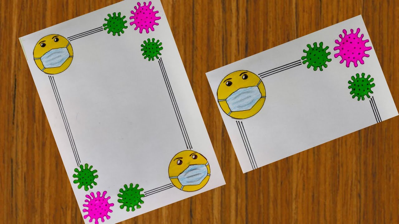 Front Page Design For Project/Assignment File Decoration Idea/Corona ...