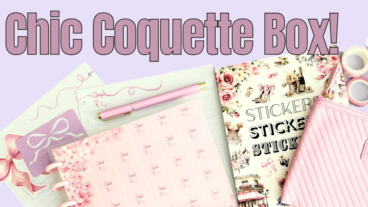 Live Love Posh Chic Coquette Posh Box Unboxing | Discbound Notebook ...