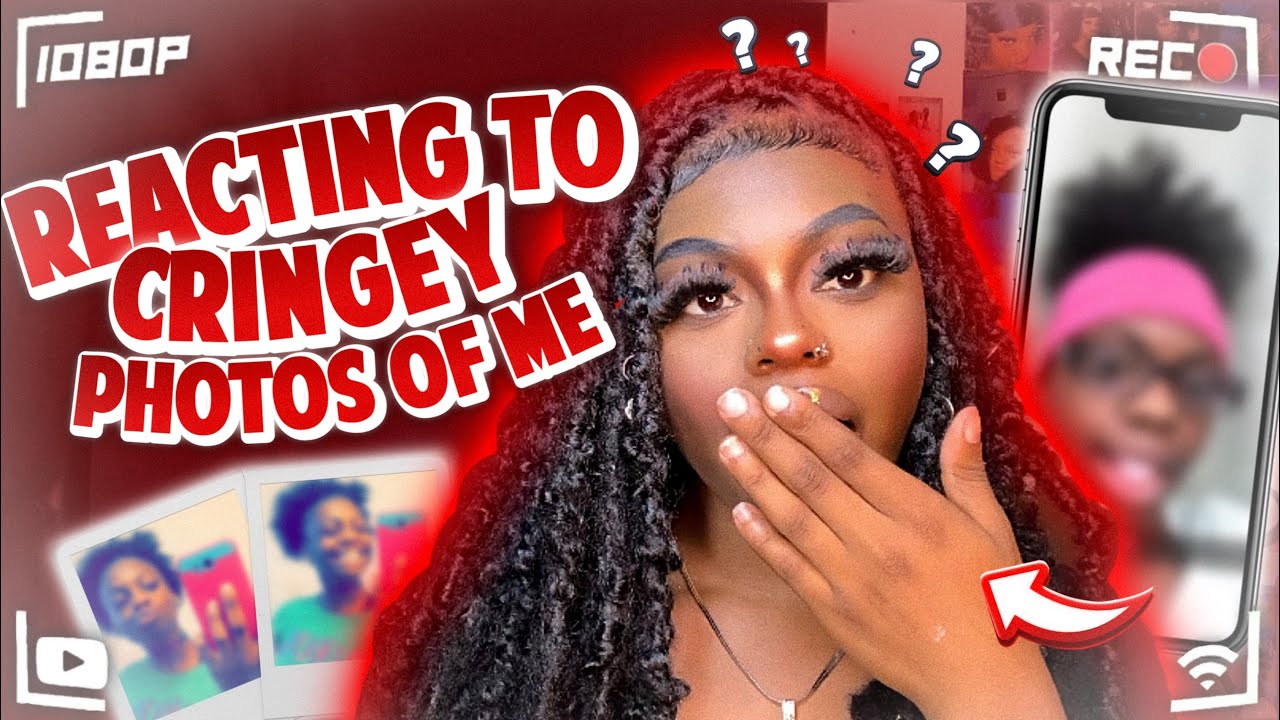 REACTING TO CRINGEY PHOTOS OF ME 😱| DESTINYDADOLL - YouTube