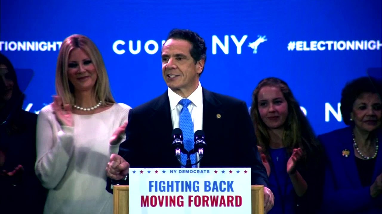 Gov. Andrew Cuomo Wins 3rd Term [Victory Speech] - YouTube