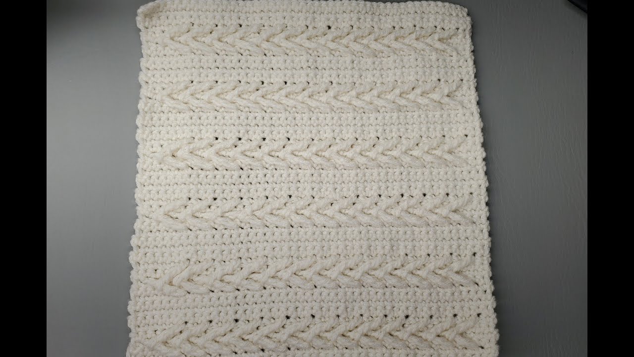 Block 2 of the 2021 Directional Sampler Afghan | Easy Crochet Square ...