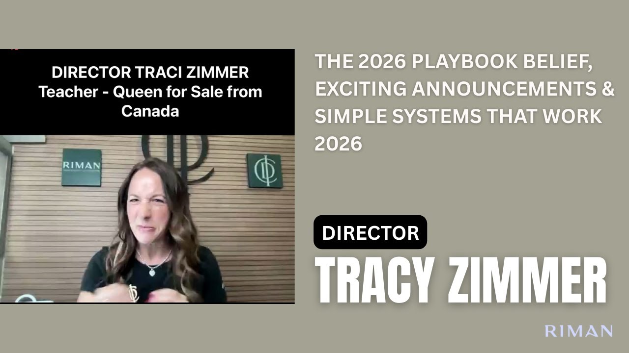 The 2026 Playbook Belief - DIR TRACY ZIMMER (2026 01 24) - YouTube