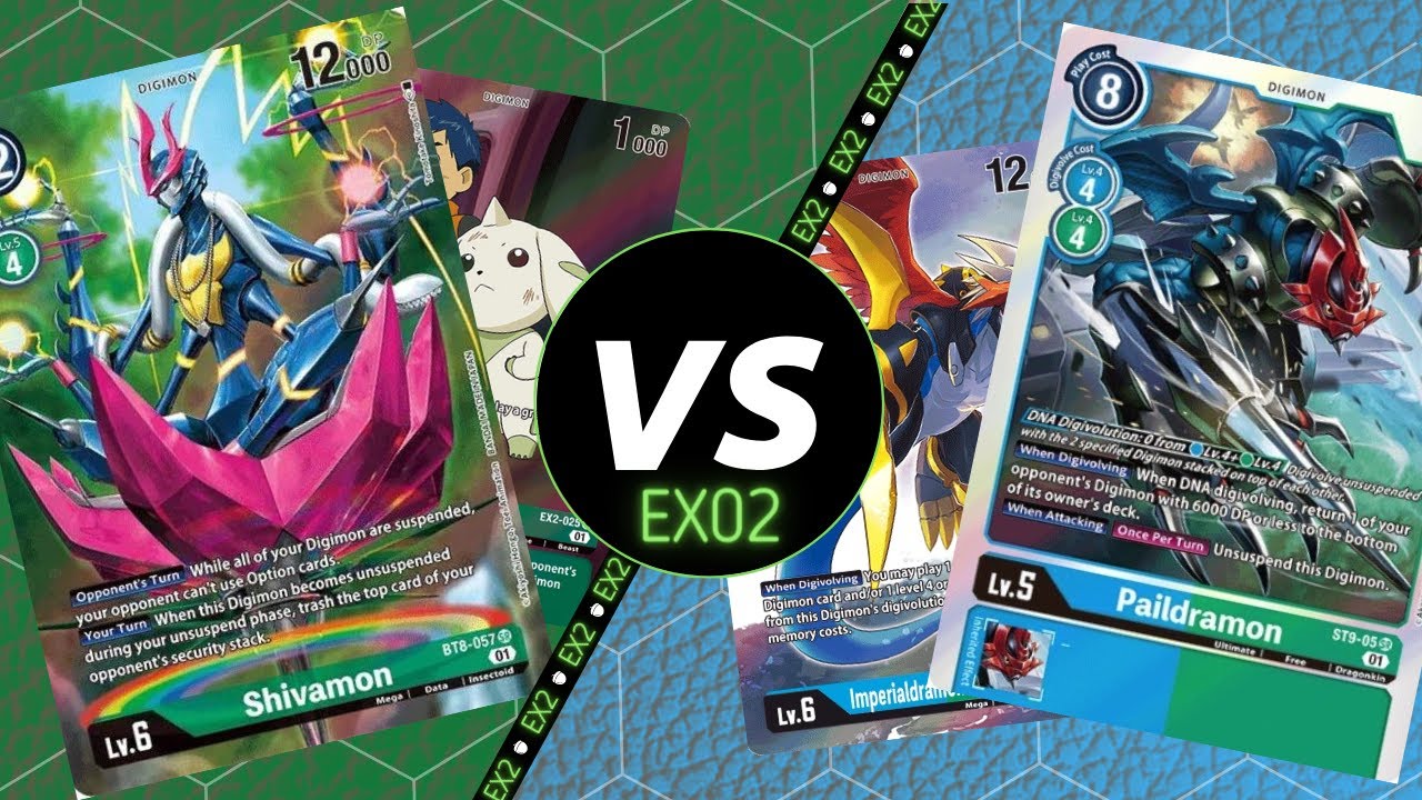 Digimon TCG [EX02] Shivamon VS Imperialdramon - YouTube