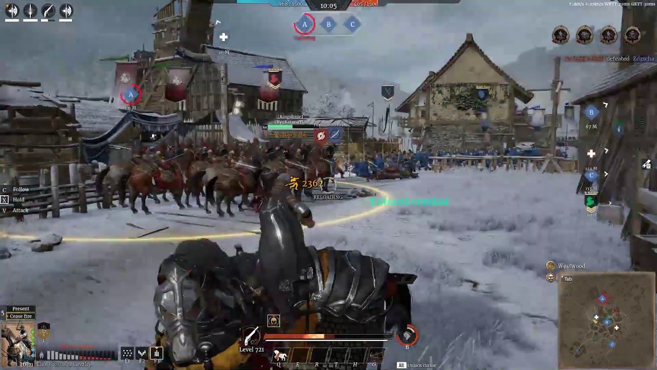 Conquerors blade musket rattan cav iron reapers pvp - YouTube