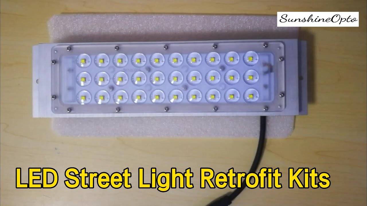 120 Degree LED Street Light Retrofit Kits High Output Small Footprint ...
