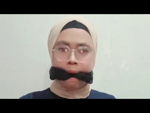 fun hijab gagged talk challange | funny hijab gag talk challange | requested gag talk challange 