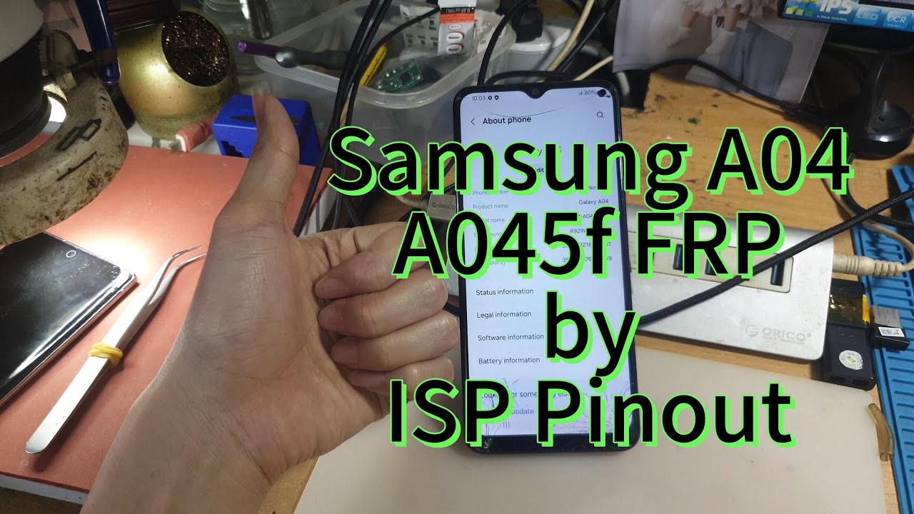 FRP Samsung A04F (SM-A045F) Bit B by Jtag ISP Pinout 2025 - YouTube
