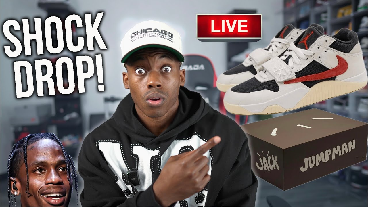 SHOCK DROP TRAVIS SCOTT JUMPMAN JACK OFFICIALLY LIVE! - YouTube