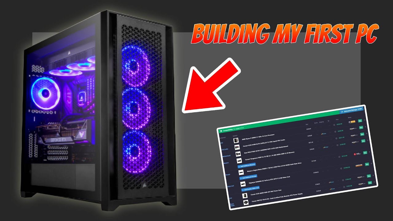 I'm gonna build my first PC.. (part list in description) - YouTube