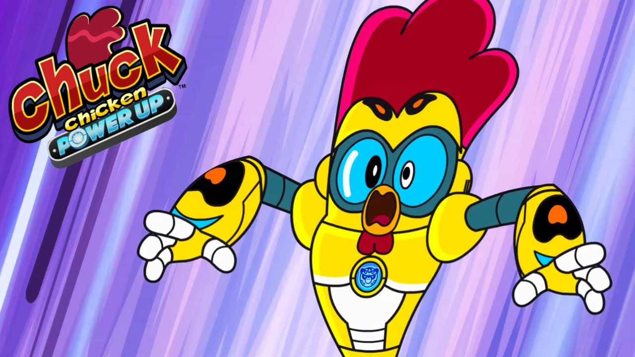 Superhero cartoons 🔥 Chuck Chicken Power Up all episodes Part 1 - YouTube