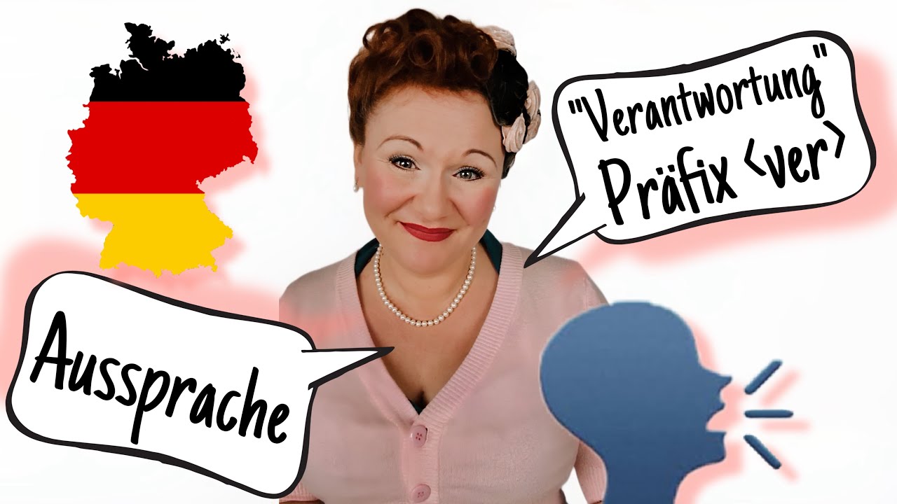 Aussprache Präfix „ver“. Deutsch sprechen. German pronunciation. - YouTube
