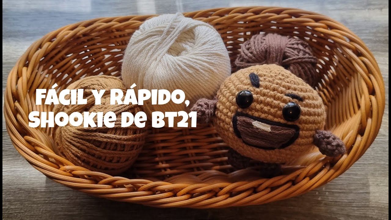 Llavero tejido Shookie BTS | Grillito Tejedor by Lily Villarreal - YouTube