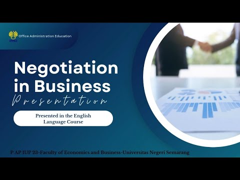 Presentation Negotiation in Business_English Language Course - YouTube