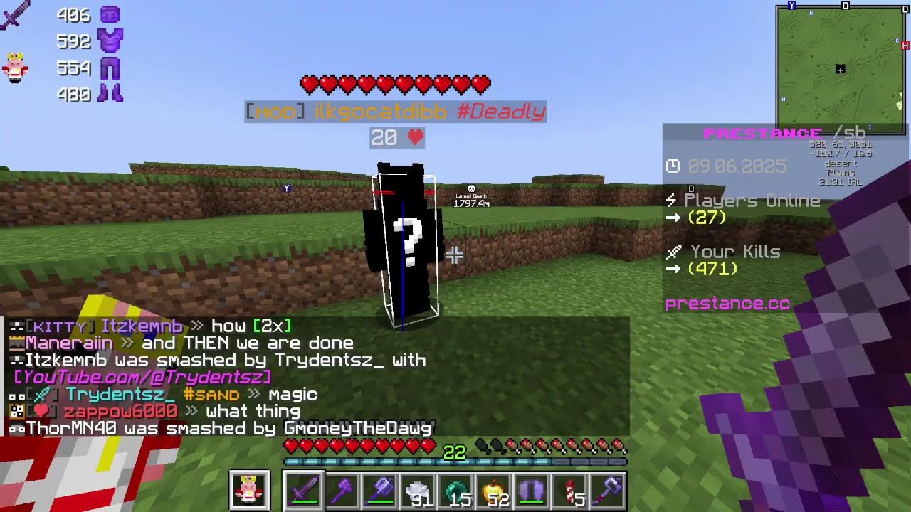 macing on minecraft's best mace pvp server - YouTube