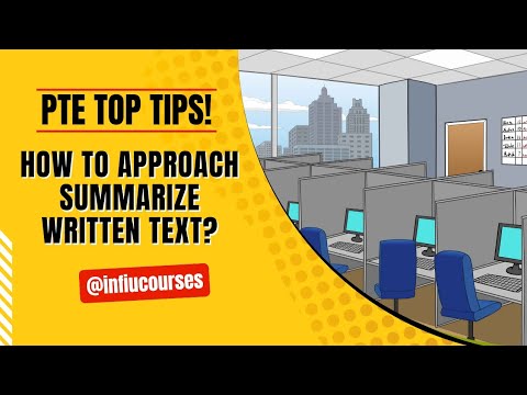 PTE Writing: How to approach Summarize Written Text? (SST) - YouTube