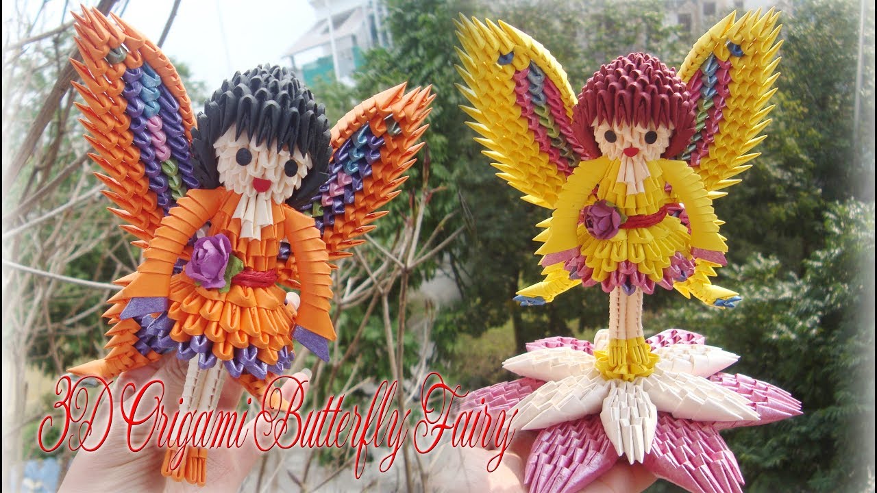 How To Make 3d Origami Butterfly