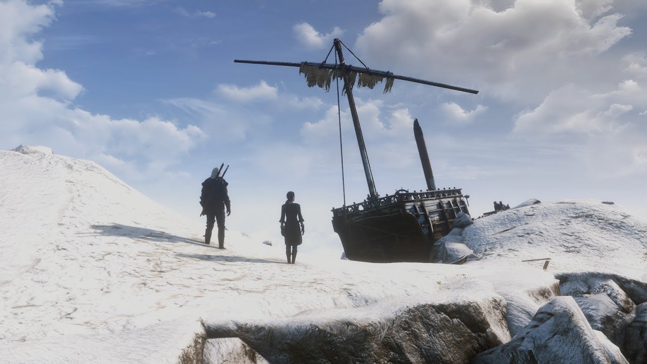 The Witcher 3 - Deathmarch, Defeating the upscaled Djinn - YouTube