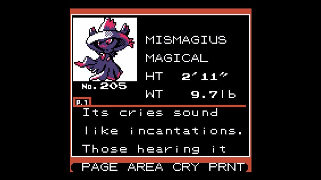 Pokémon Crystal ROM Hack - Pokédex WIP - YouTube