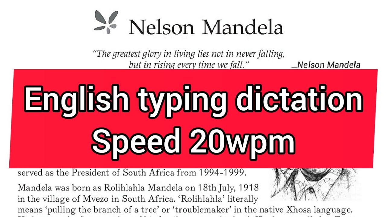 @20 wpm English typing dictation ll English typing audio for mp court ...