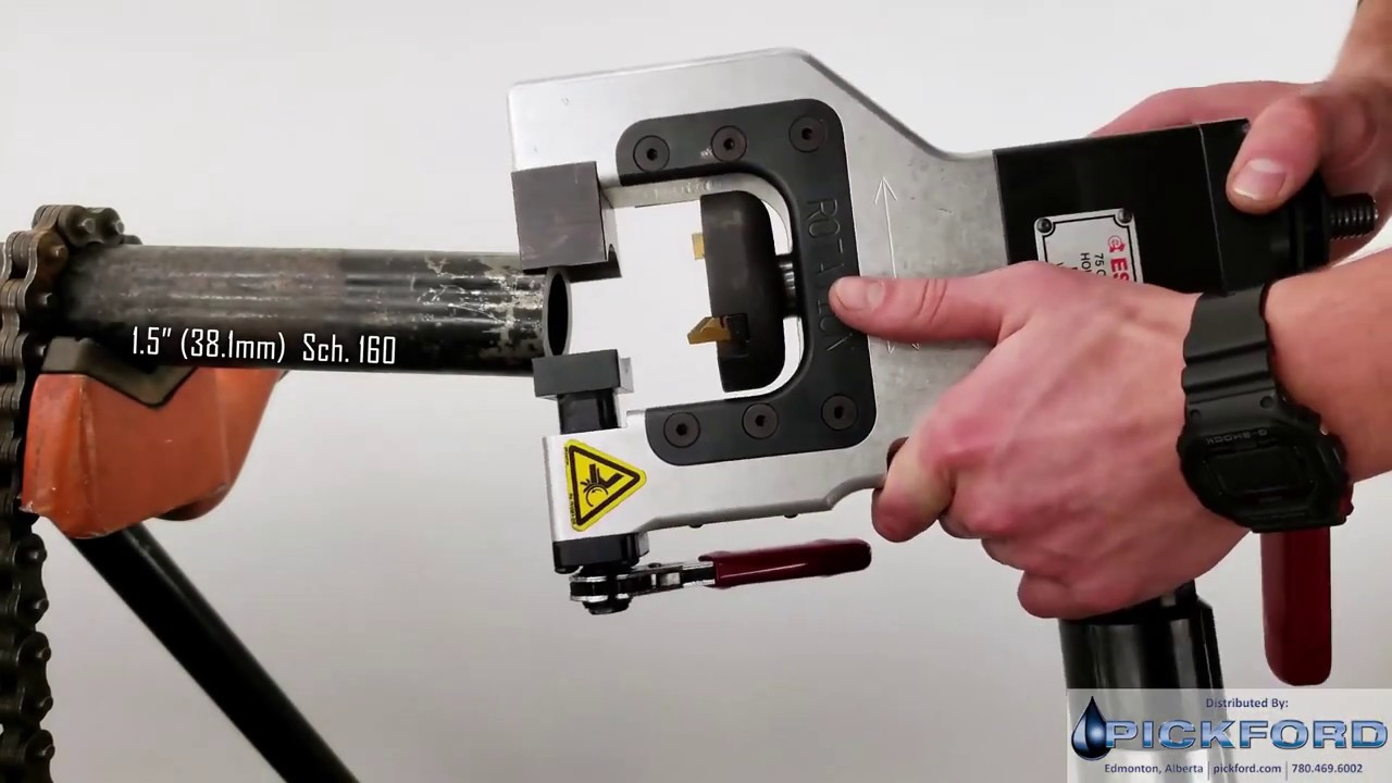 Pipe Bevelling - C Hog - Esco Tool - YouTube