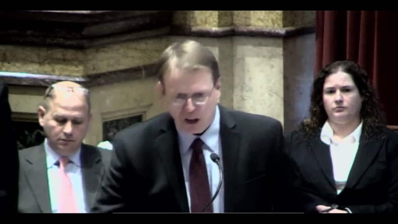 Rob Hogg - Iowa Senate Minority Leader Opening Day Remarks - YouTube