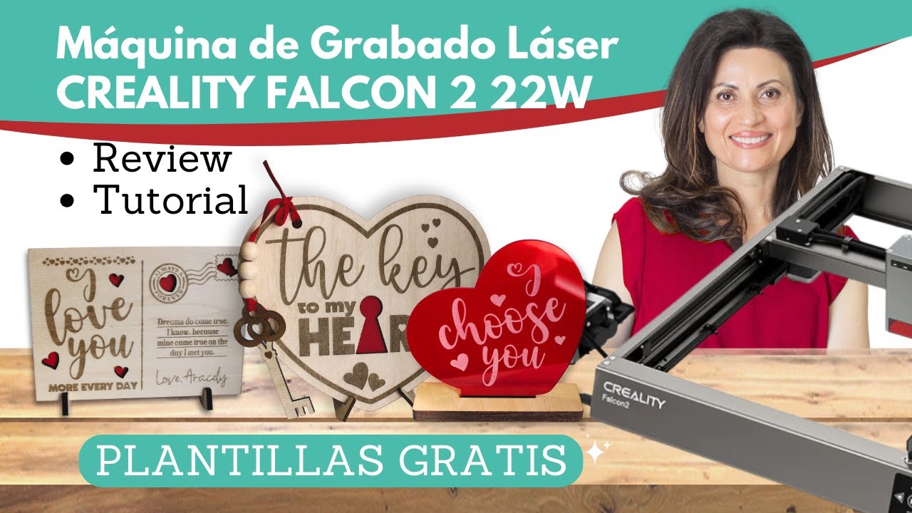 Cómo Hacer Corte y Grabado Láser {Creality Falcon 2 22W Review y ...