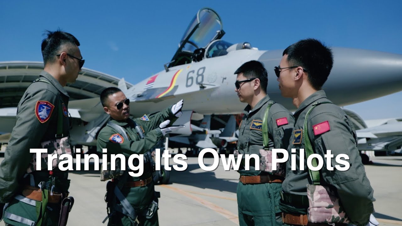 Exclusive: How China trains its own carrier-based pilots - YouTube