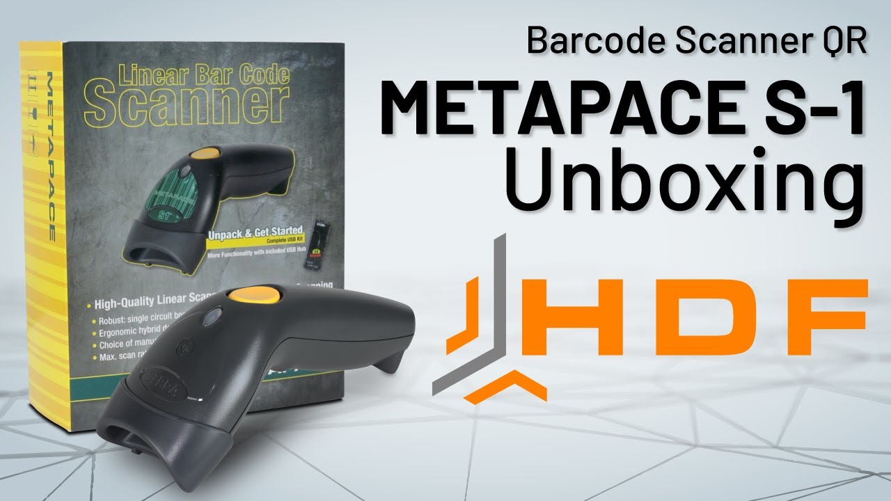Barcode Scanner METAPACE S-1 Unboxing | ENG - YouTube