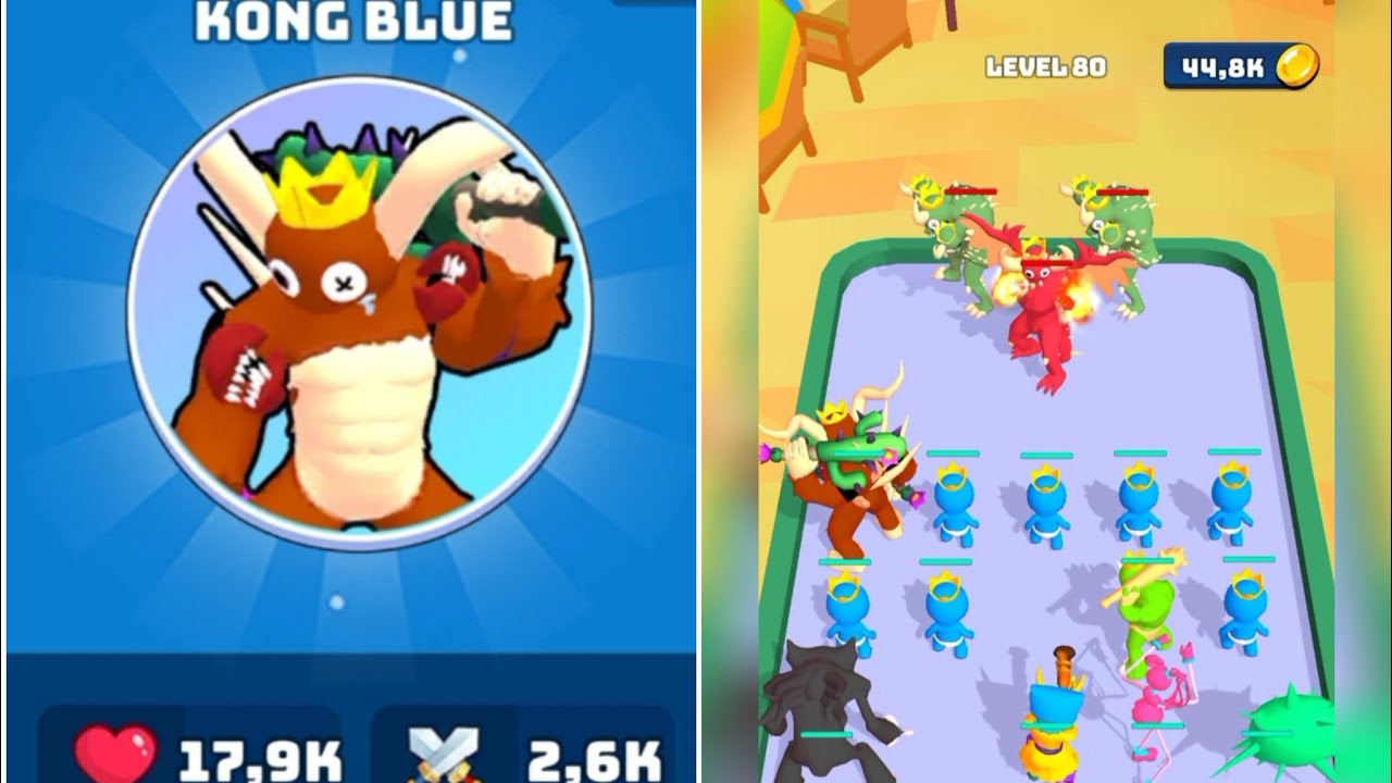 Monster Rampage: Merge Rainbow [3] - YouTube