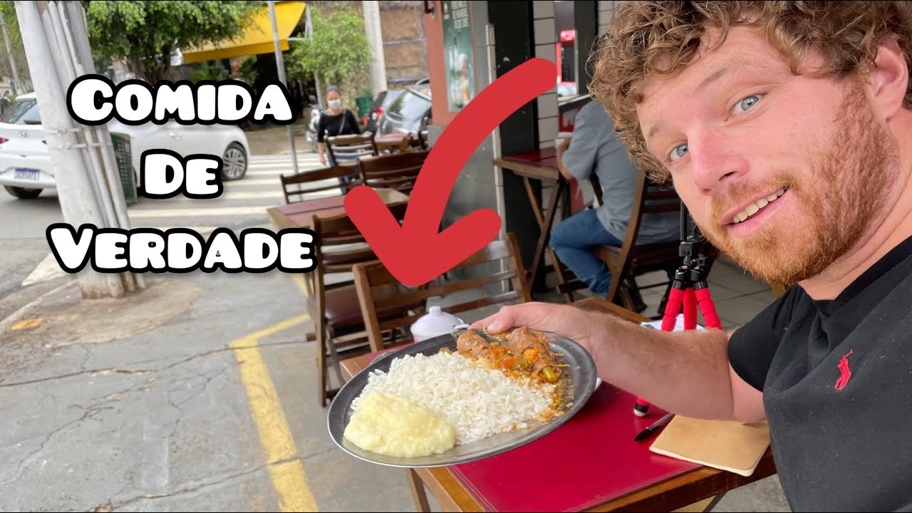 ALMOÇO BRASILEIRO: PROVANDO OS PRATO FEITOS do MEU BAIRRO - YouTube