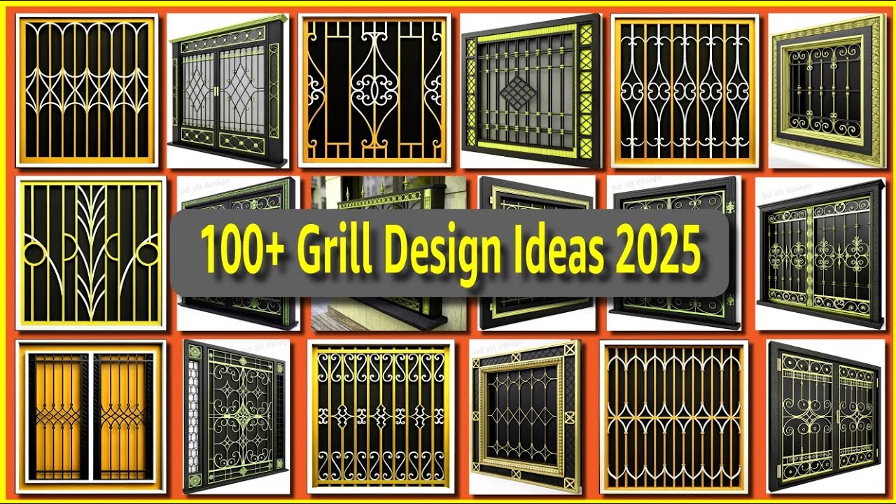 Top 100+ modern Window Grills Designs | House front grill design images ...
